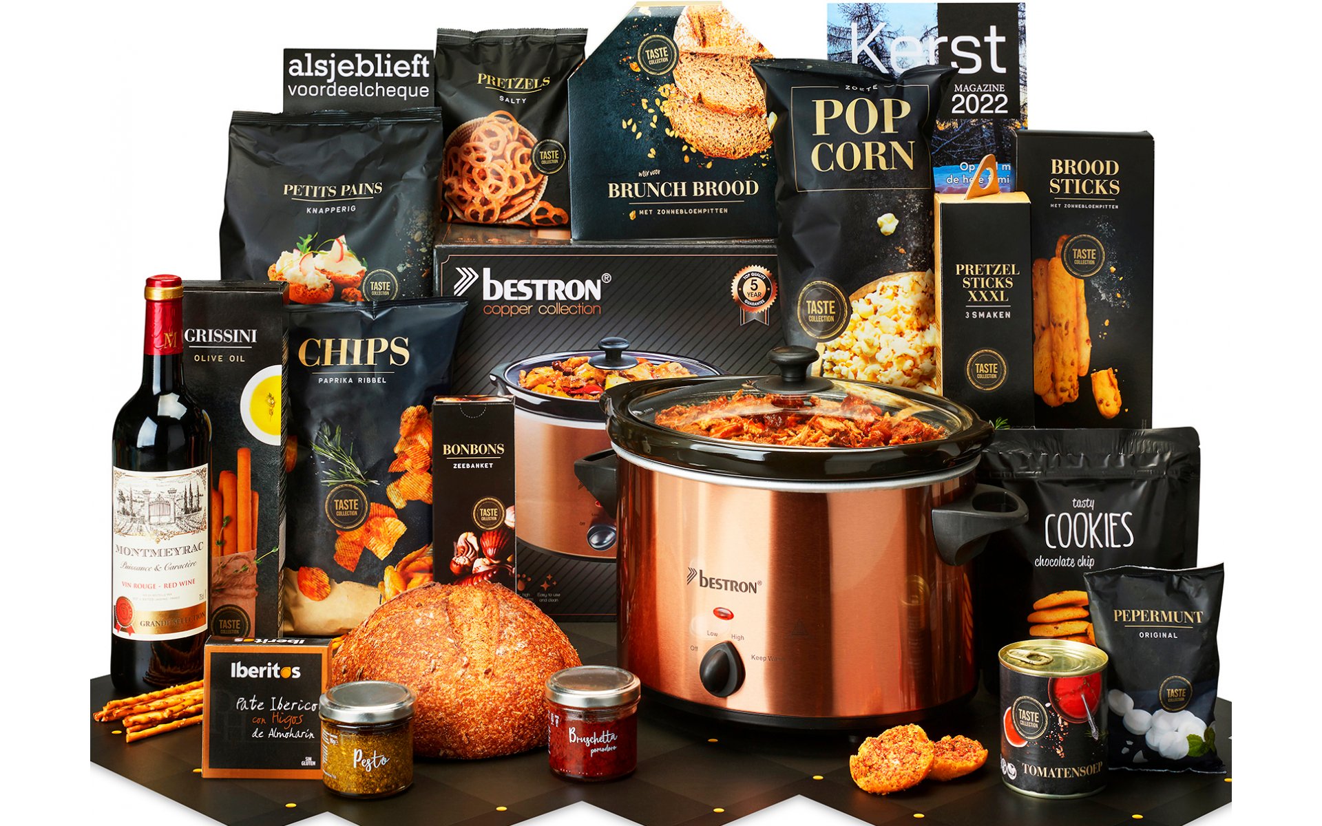 Kerstpakket met slowcooker [AANRADER] | Kerstpakkettenplaza.nl